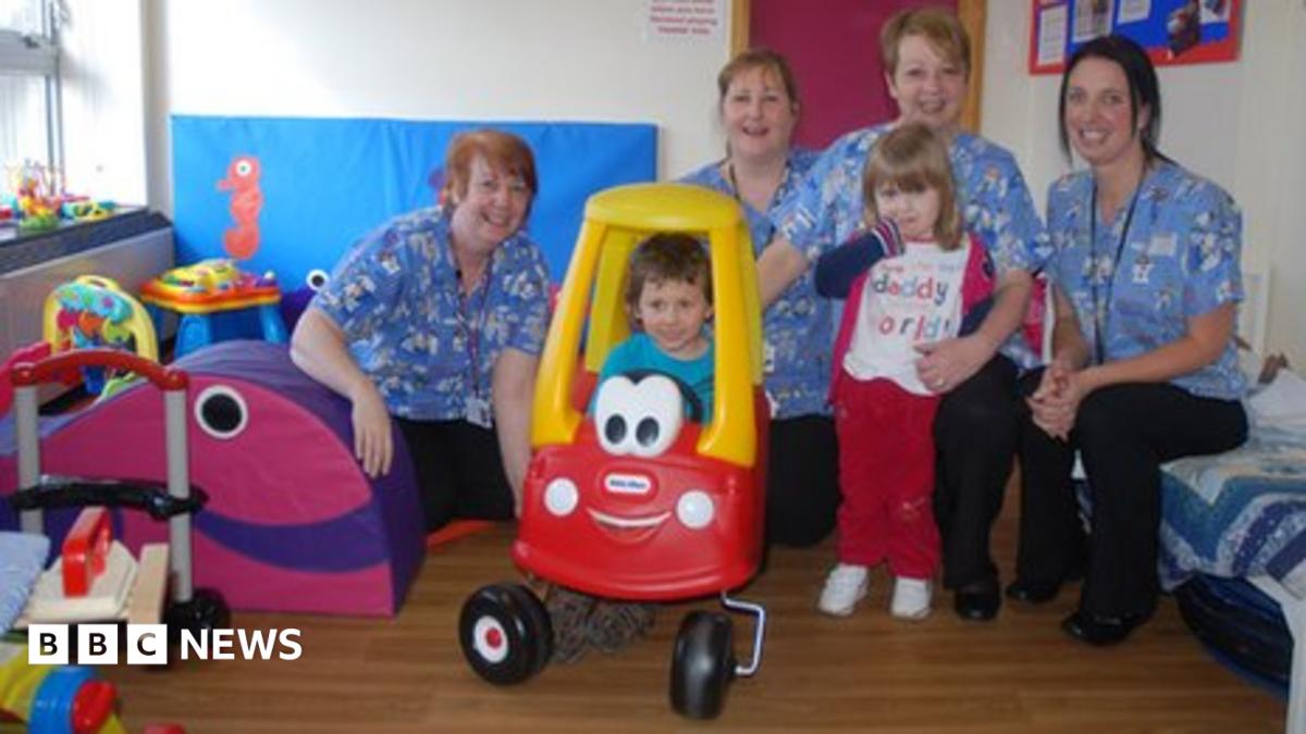 Derriford Hospital £17k revamp of children's play area - BBC News