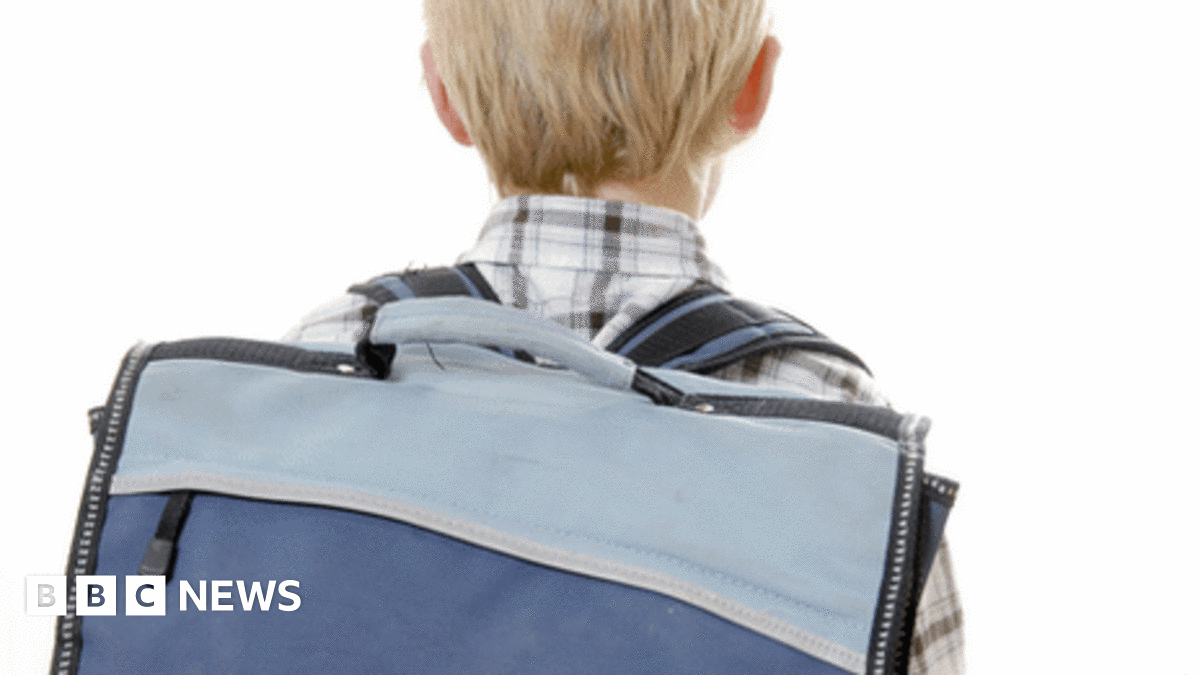 School bags 'causing back pain' - BBC News