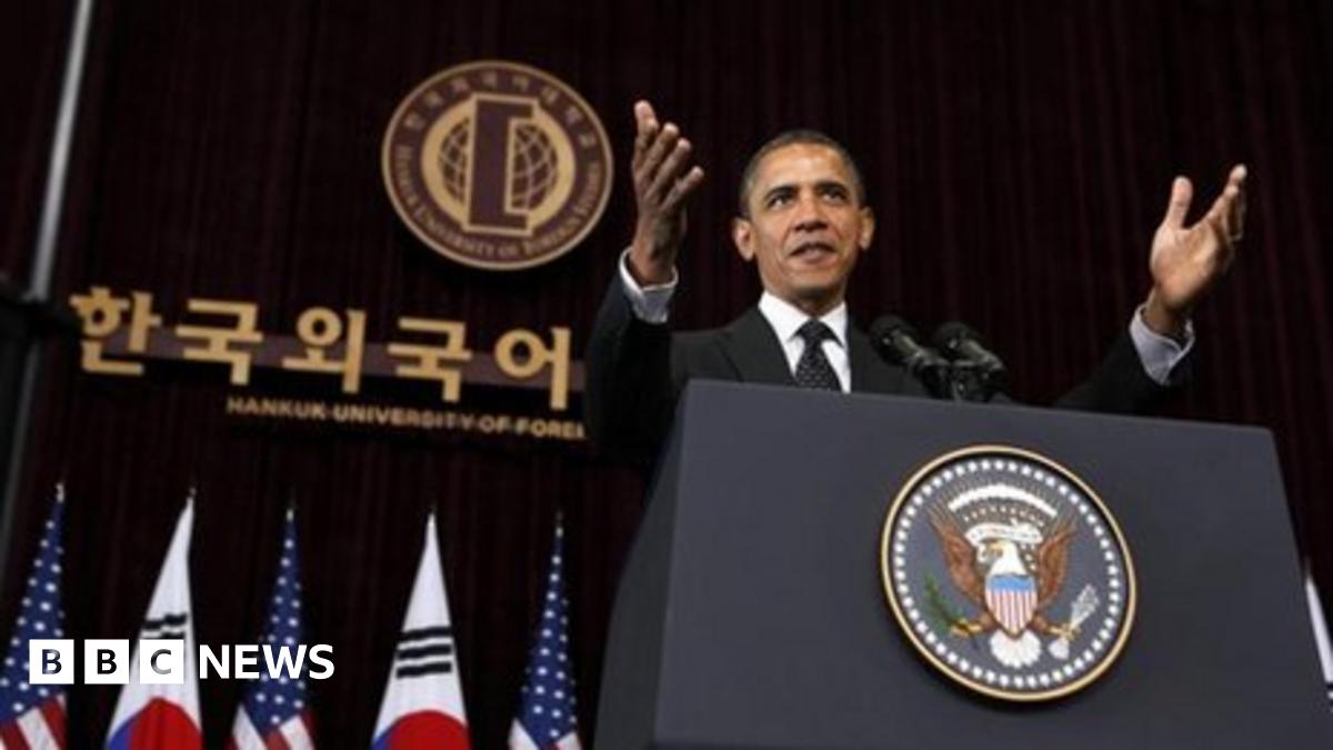 Obama in push for 'world without nuclear weapons' - BBC News