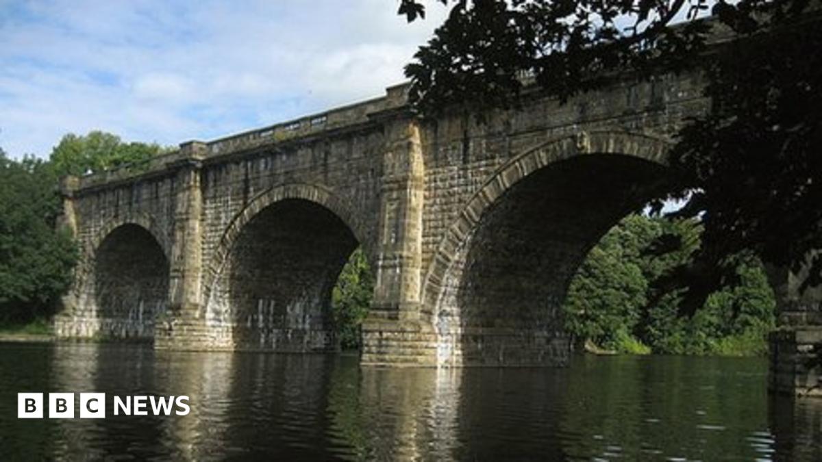 Work to restore Lancaster's Lune Aqueduct completed - BBC News