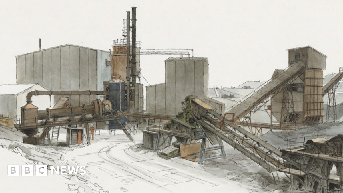 Falcon Hildred artwork on show at Coalbrookdale Gallery - BBC News