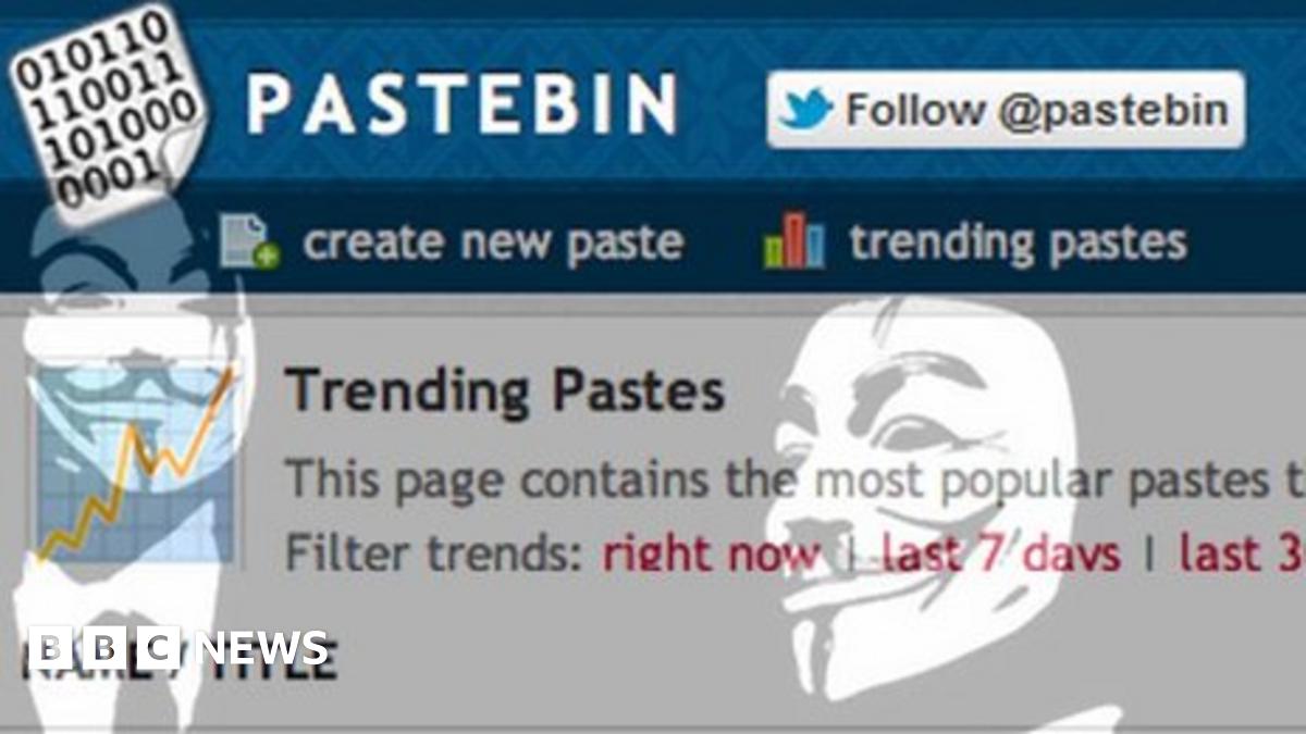 Pastebin: Running the site where hackers publicise their attacks - BBC News