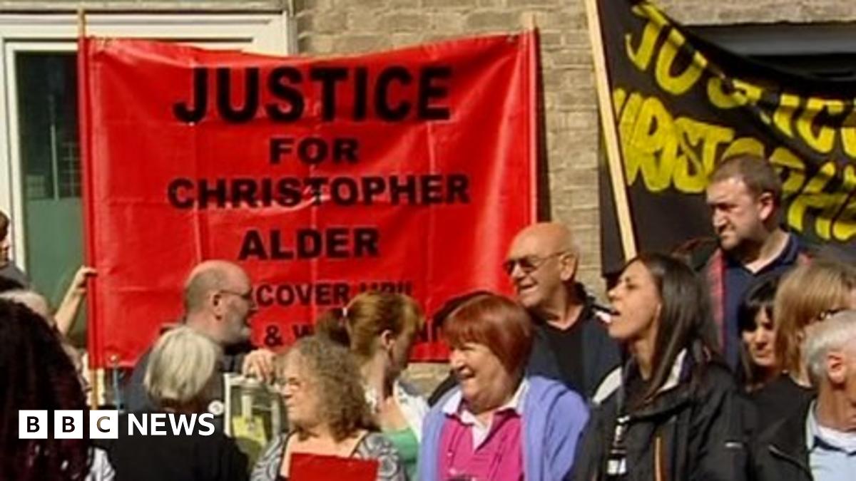 Christopher Alder death: Vigil to mark anniversary - BBC News