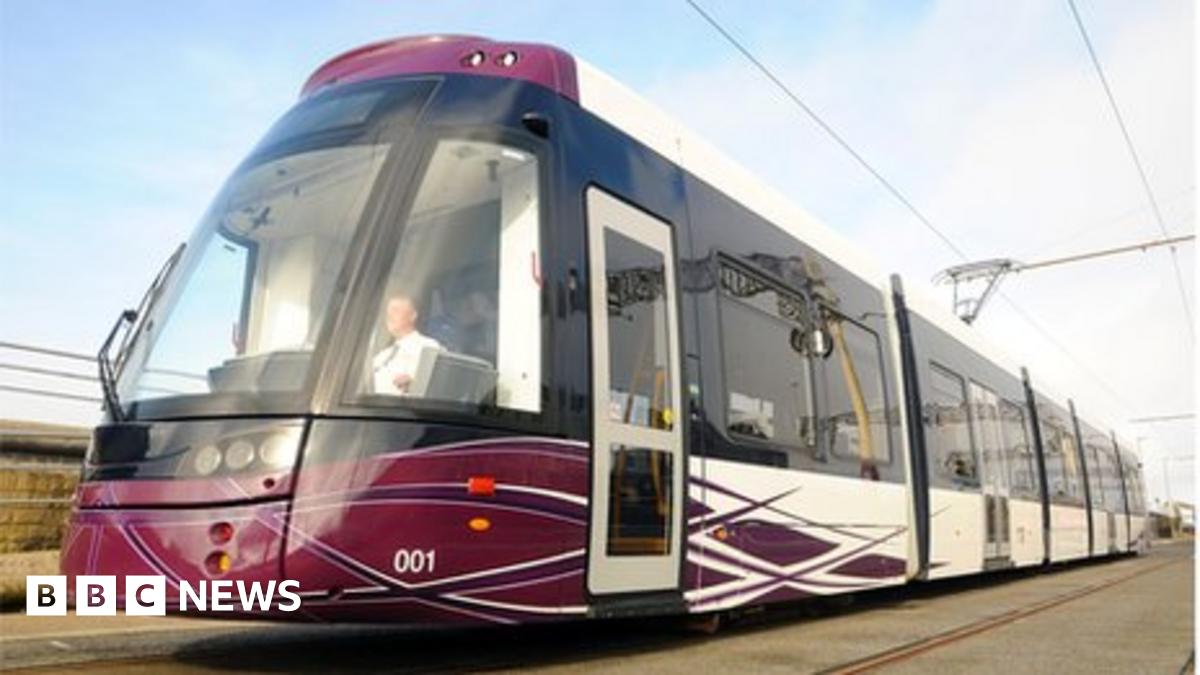 Blackpool tramway opens after £100m upgrade - BBC News