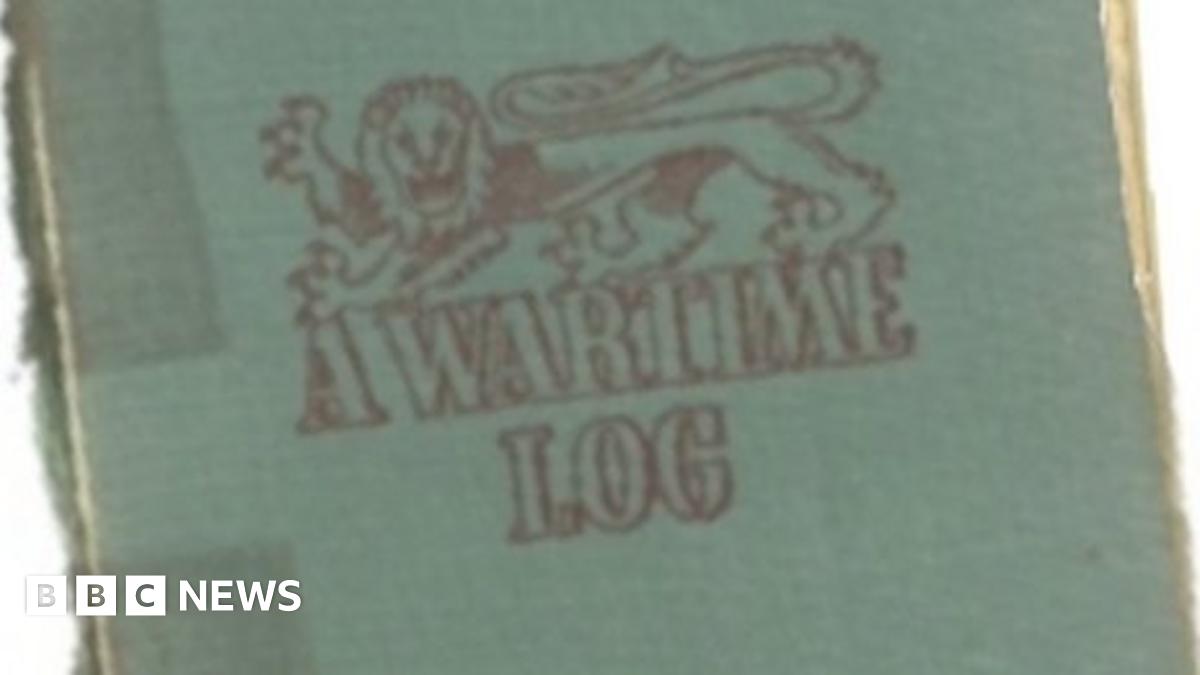 WWII log book stolen from Shiplake Cross returned - BBC News