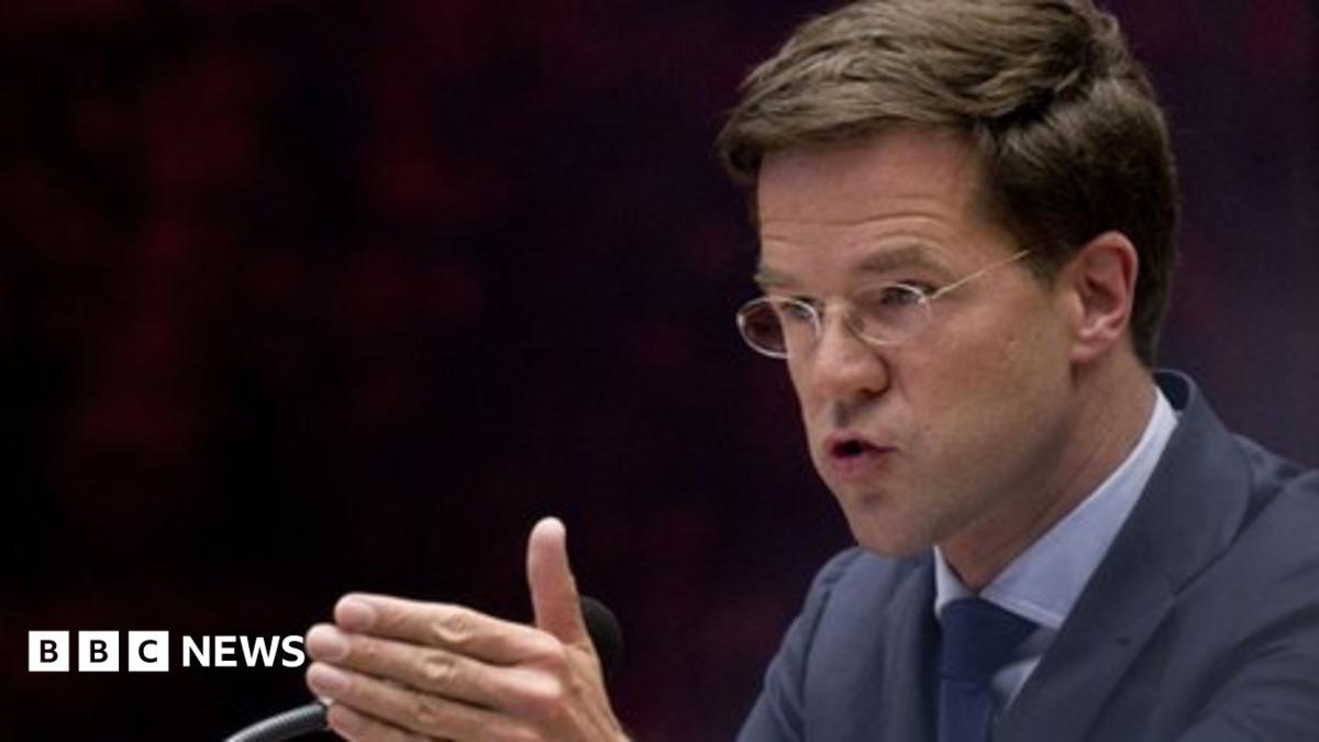 Dutch crisis: PM Rutte appeals for responsible action - BBC News