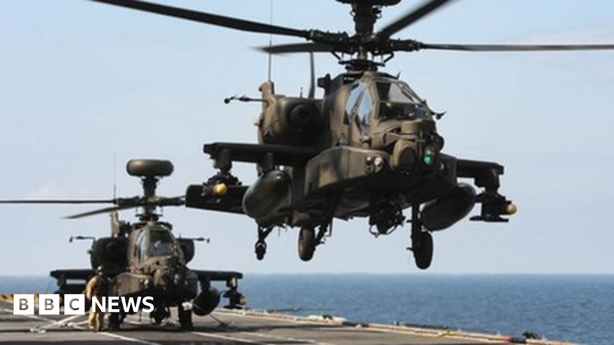 Hellfire missile gets first firing in UK - BBC News