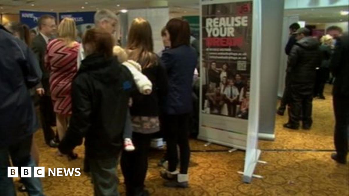 Wolverhampton jobs fair attracts hundreds of applicants - BBC News