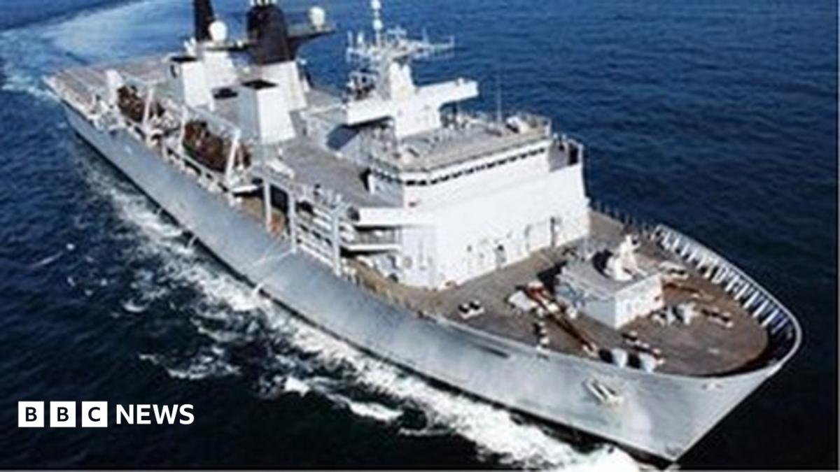 London 2012: HMS Bulwark to test Weymouth Olympic security - BBC News