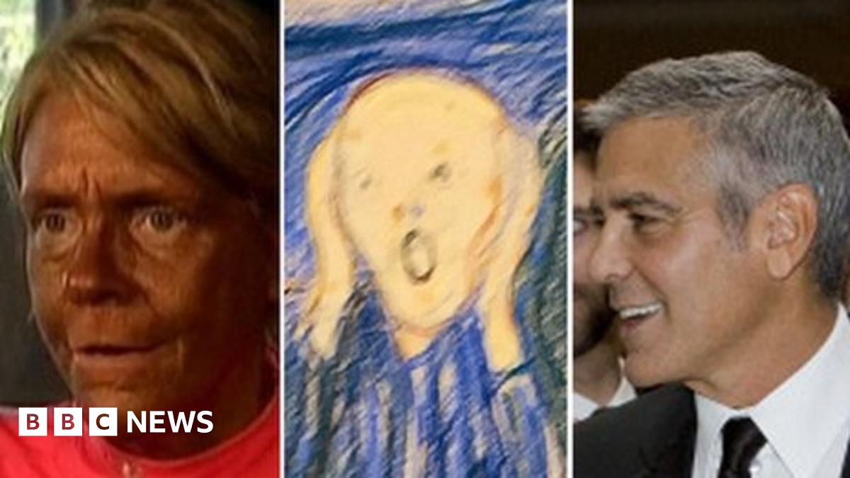 News tweets: George Clooney, tanorexia, and The Scream - BBC News
