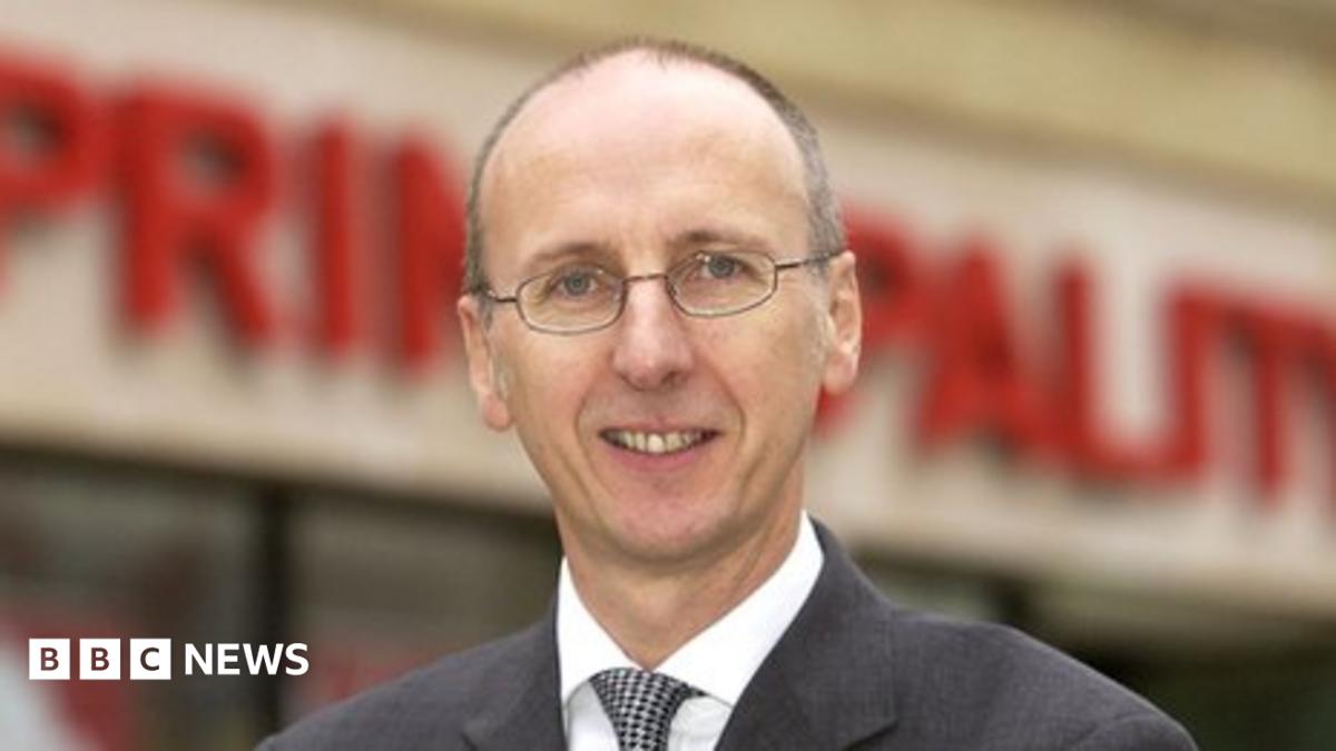Principality building society chief Peter Griffiths' 'don't panic ...