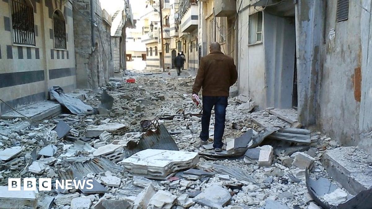 Syrian general Hashem urges action to stop 'genocide' - BBC News