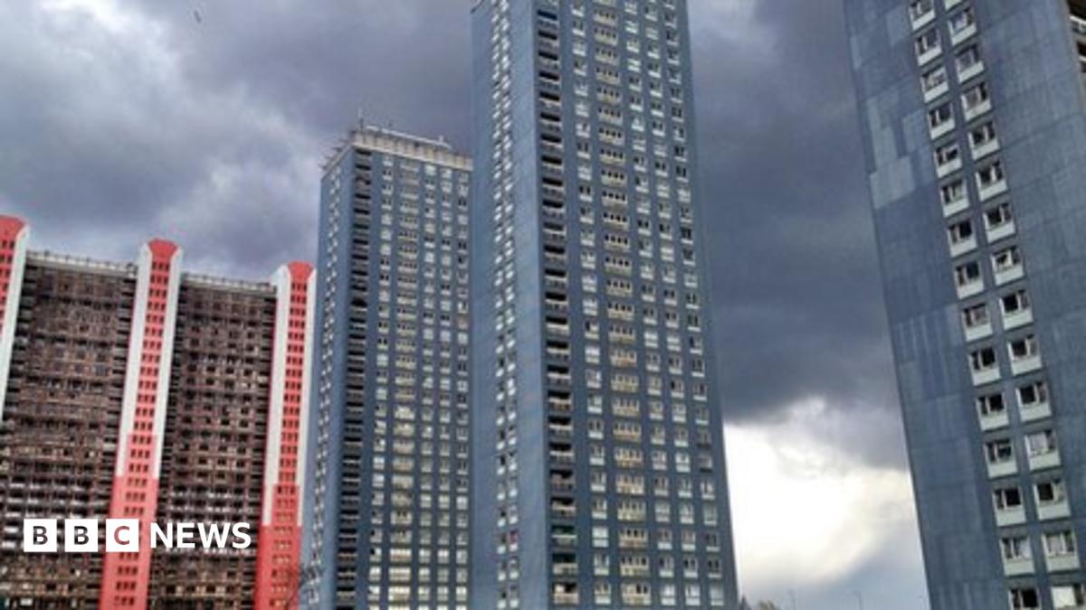 The end of Glasgow's Red Road housing estate - BBC News