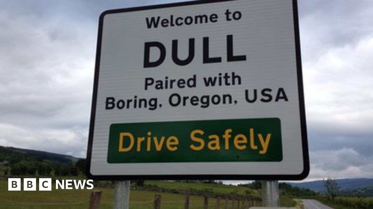 Excitement hope for Boring, Oregon, and Dull, Perthshire - BBC News