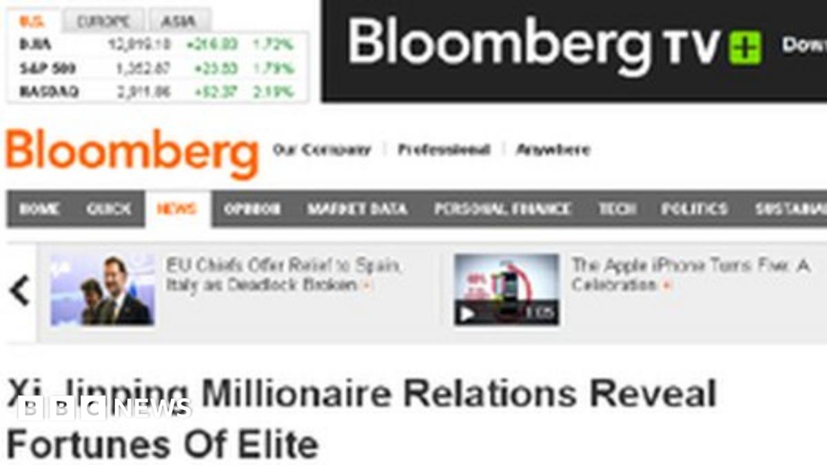 China blocks access to Bloomberg and Businessweek sites - BBC News