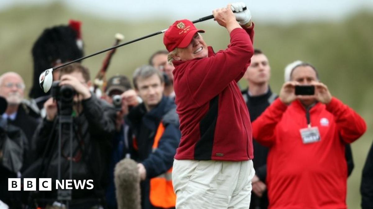 Second Donald Trump golf course design work under way at Menie - BBC News