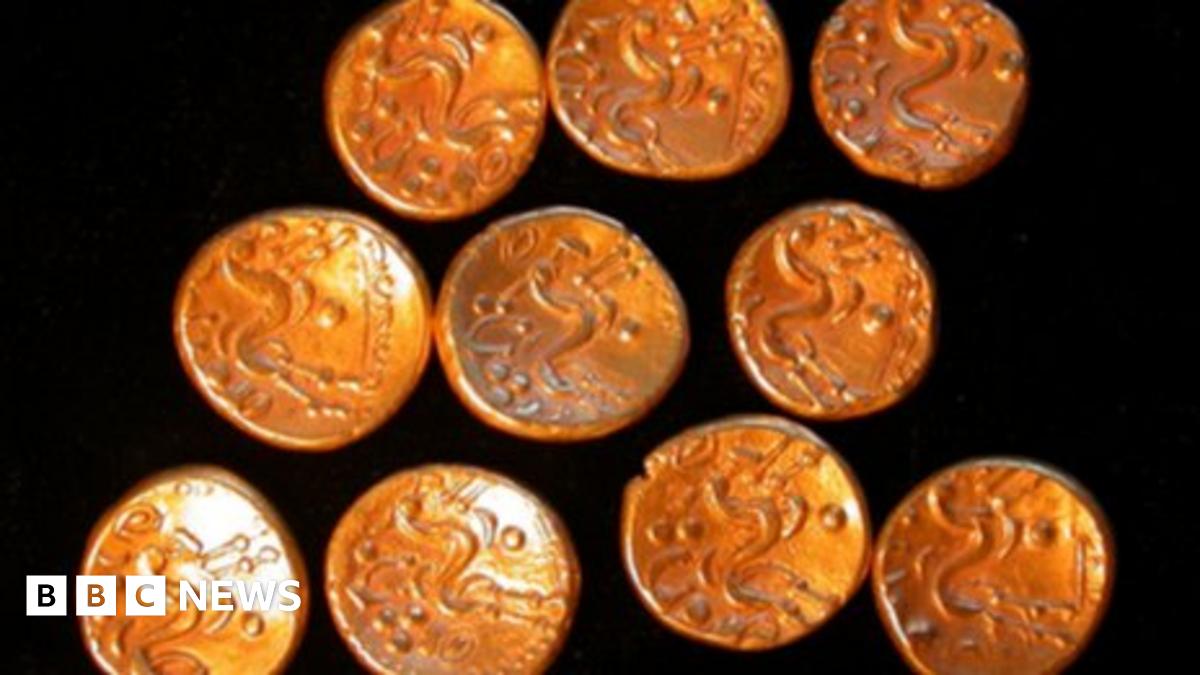 Hoard of Celtic coins found in Leicestershire - BBC News