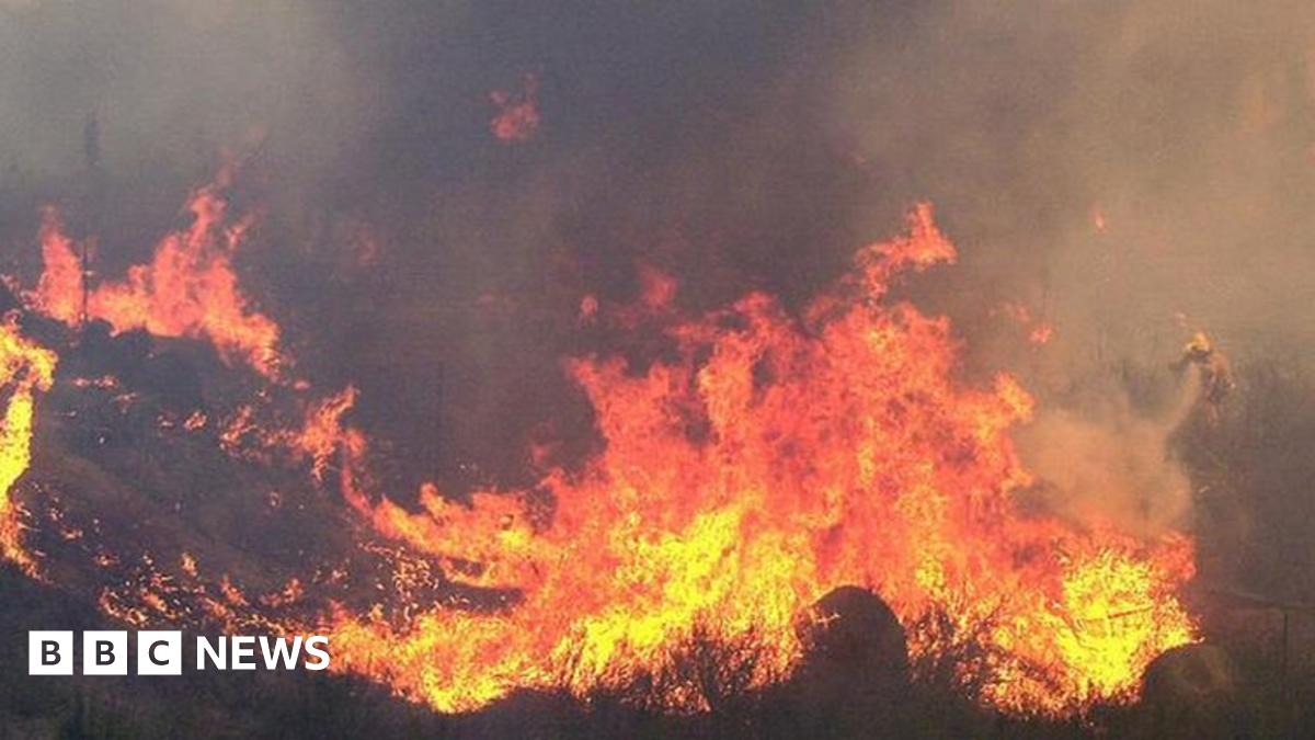 US military agency uses sound to put out fires - BBC News