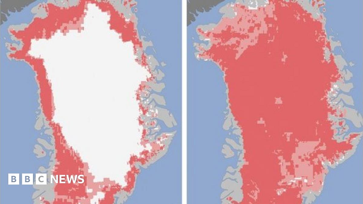 Satellites reveal sudden Greenland ice melt - BBC News