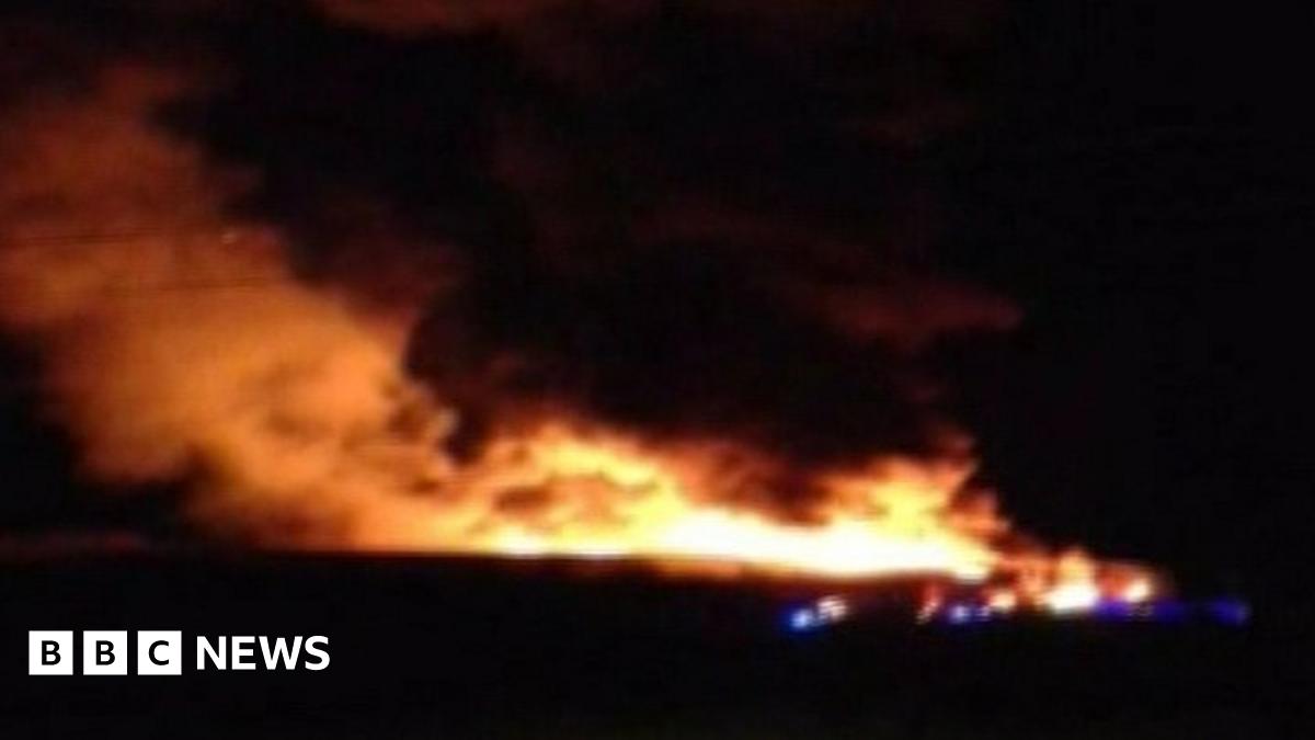 Newry fire described as biggest in years - BBC News
