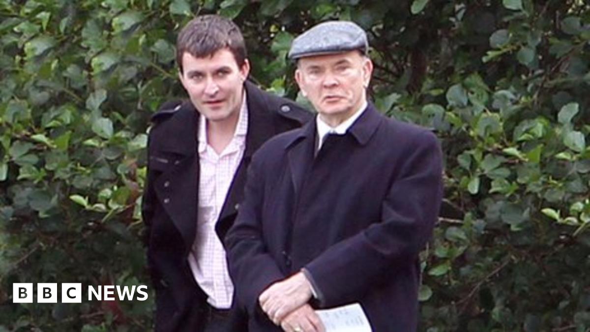 Peter Darragh Quinn photographed at GAA match - BBC News