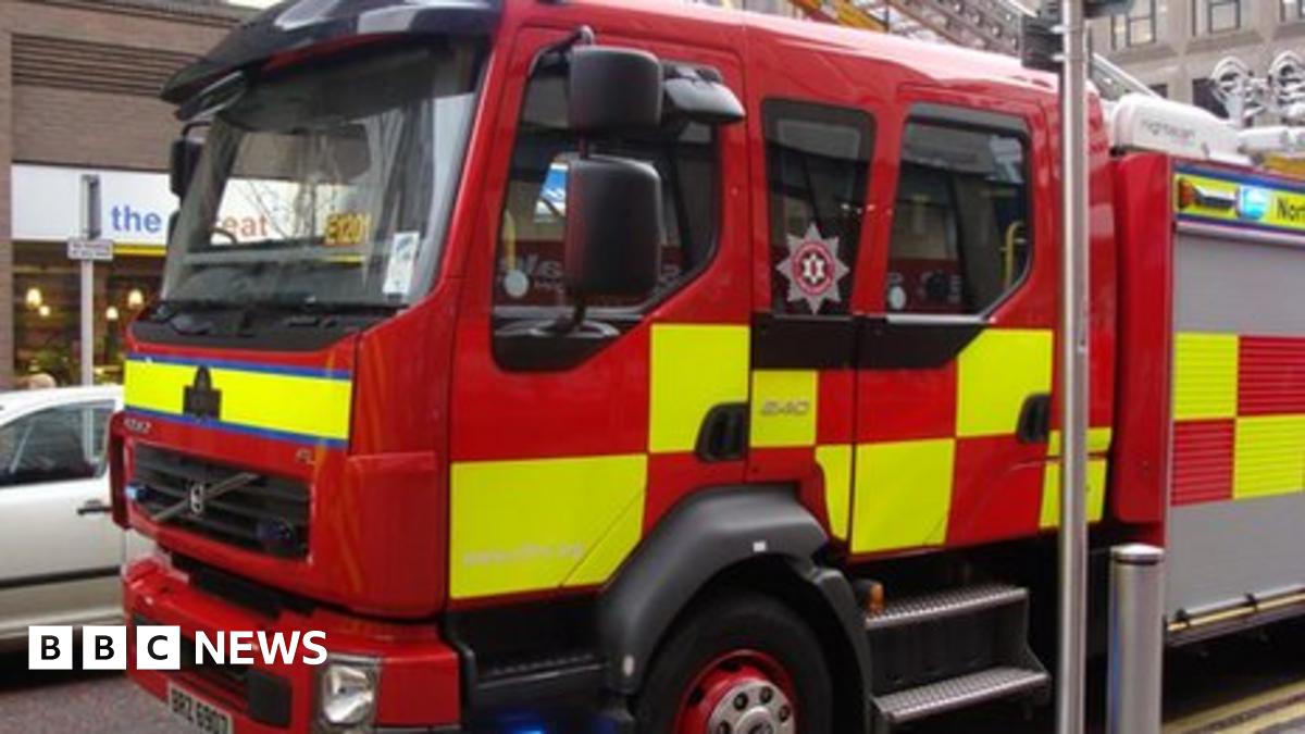 Fire at Newtownards industrial estate treated as arson - BBC News
