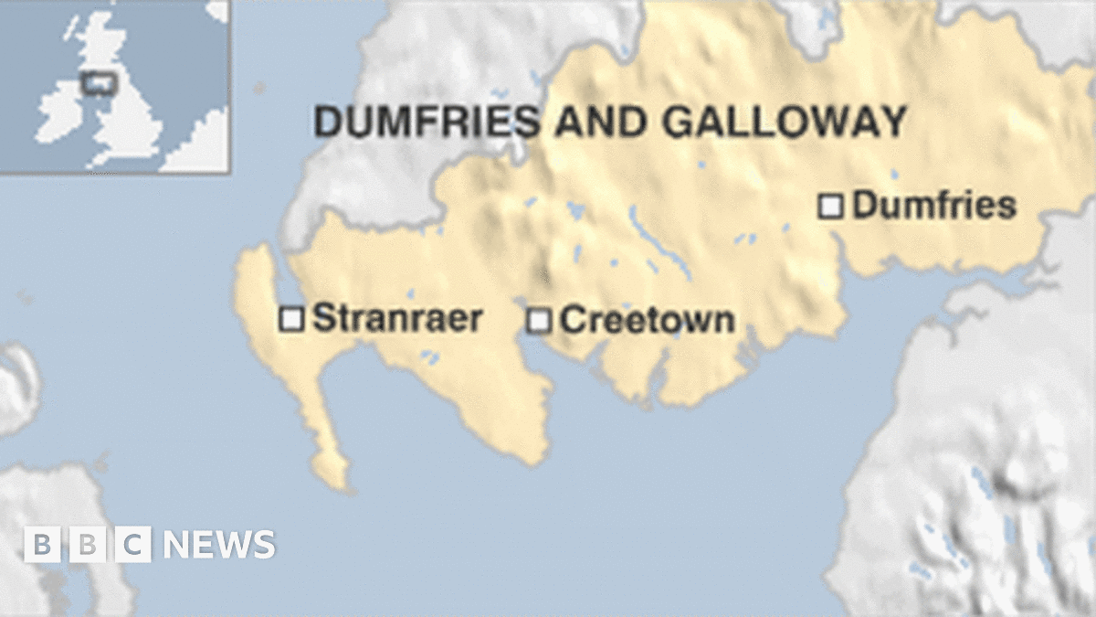 Van driver critical after crash near Creetown - BBC News