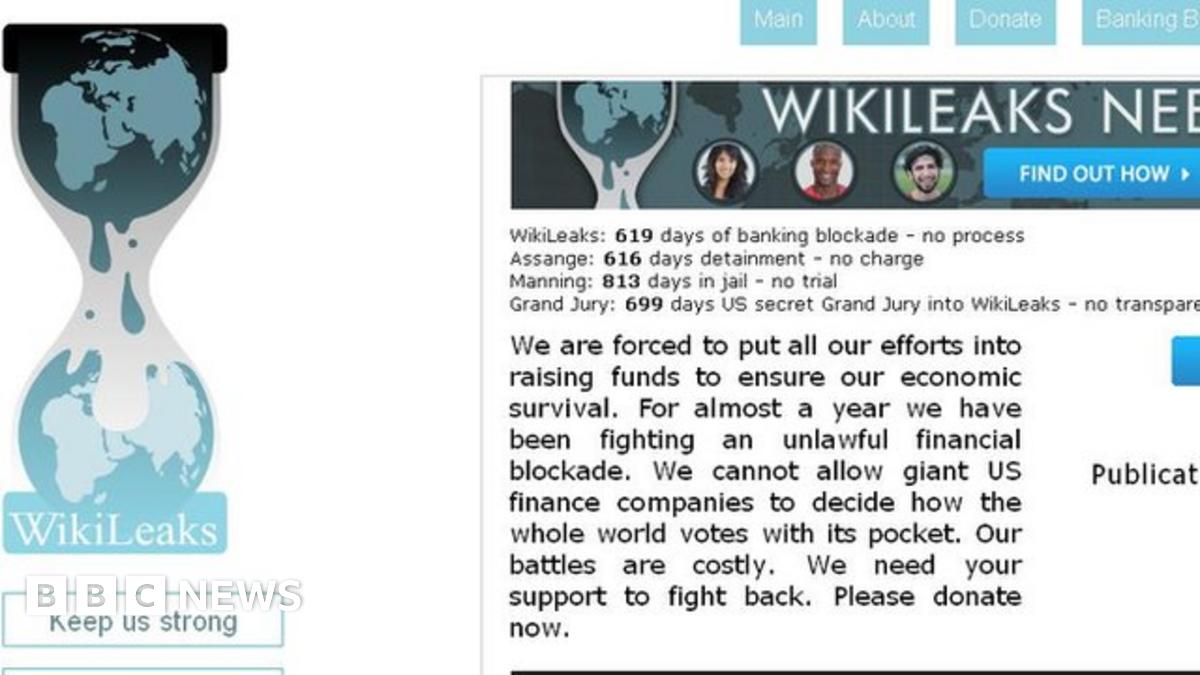 Wikileaks website back online after DDoS cyber-attack - BBC News