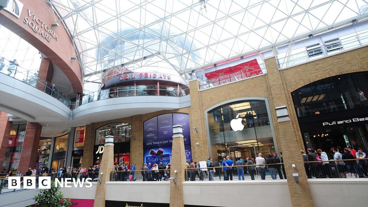Three stores close at Victoria Square, Belfast - BBC News