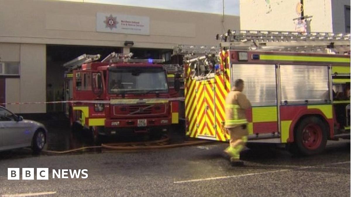 Limavady fire station blaze investigation begins - BBC News