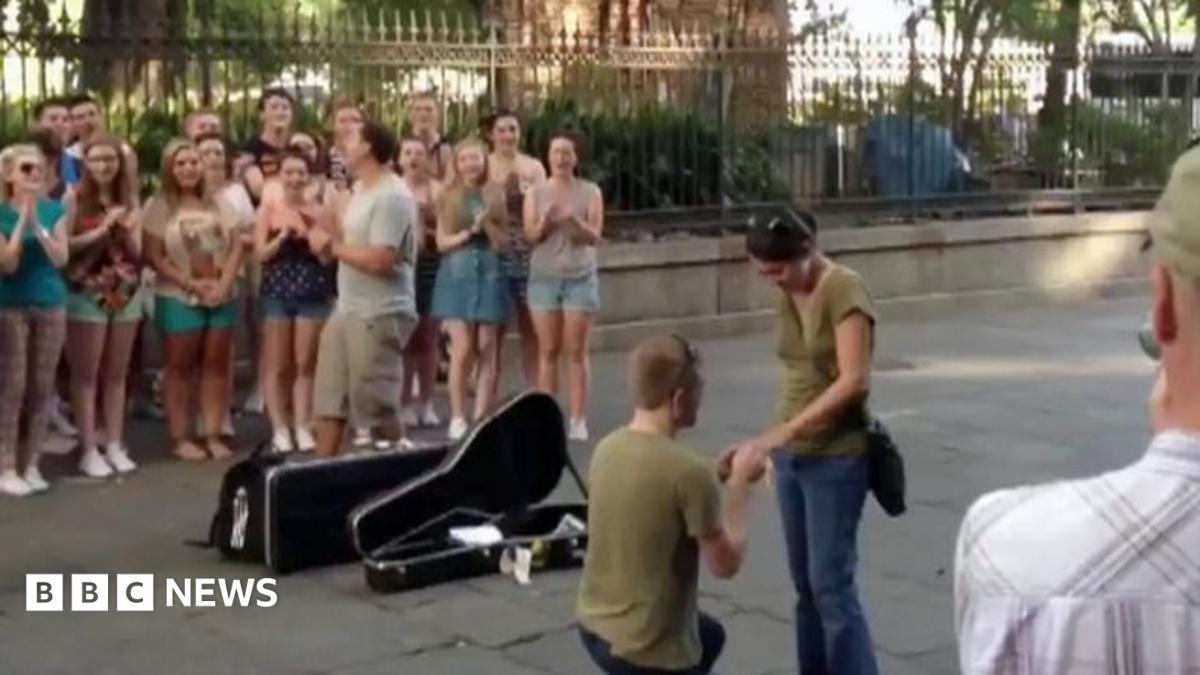Omagh Community Youth Choir in a New Orleans love story - BBC News