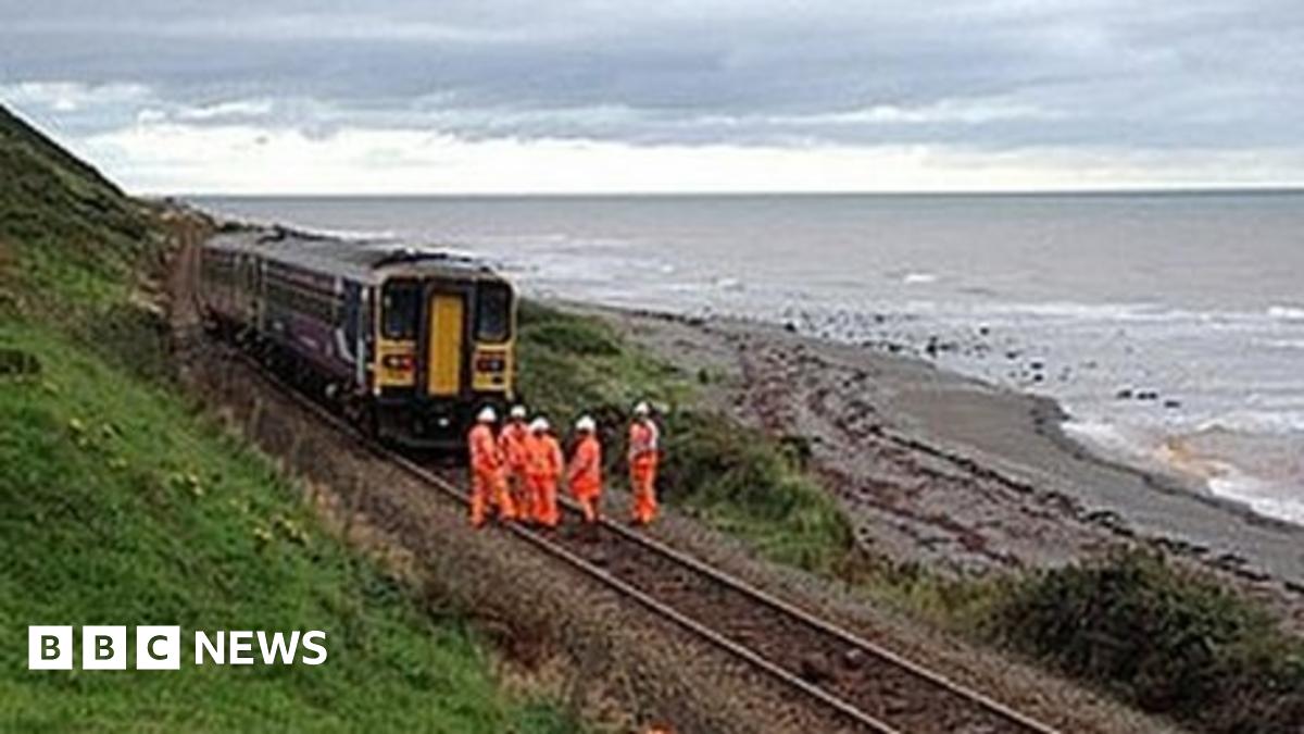 Sellafield train derails as floods hit Cumbria - BBC News