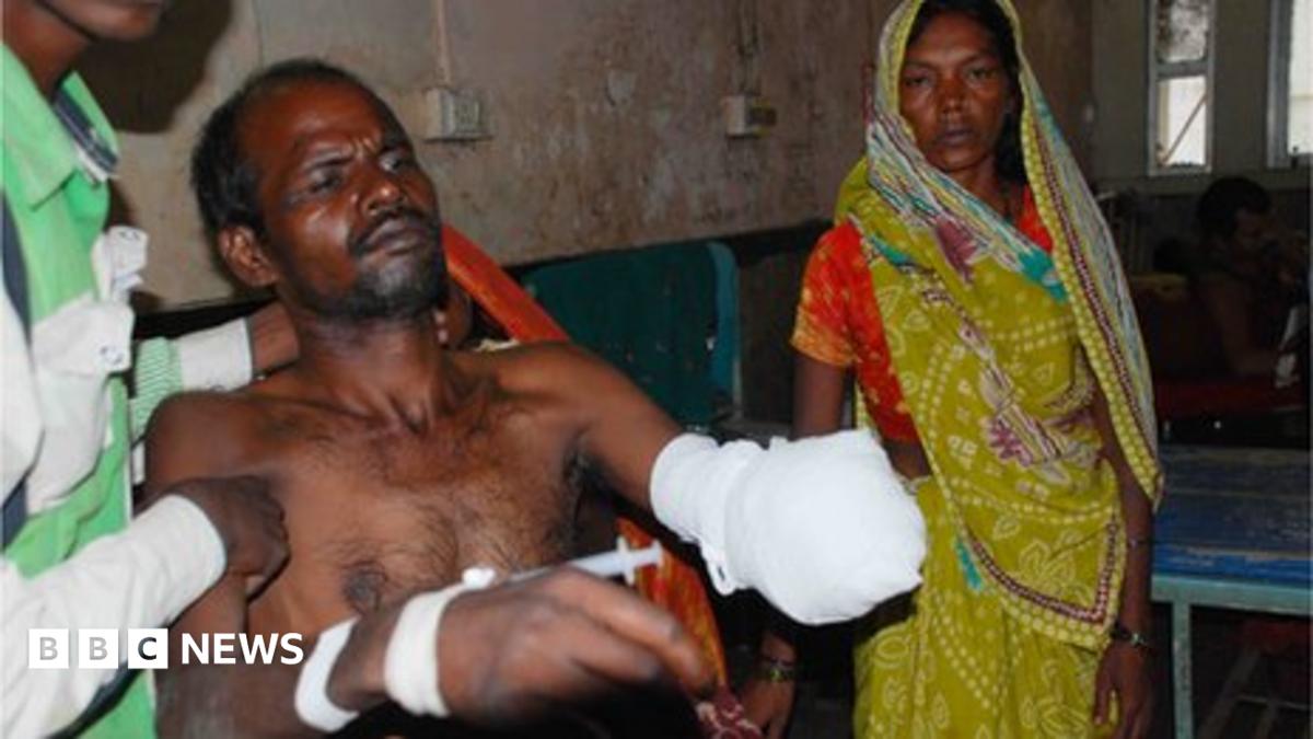 Indian man's hand chopped off over $3 debt, say police - BBC News