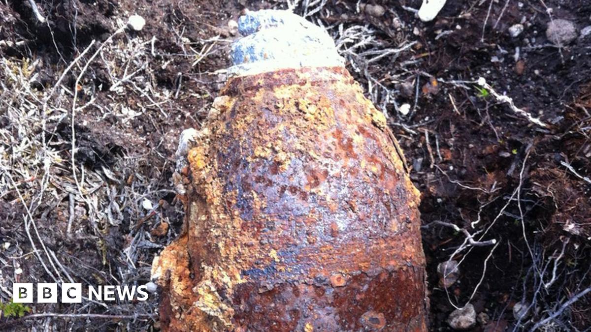 WWII bomb found near Cawdor in controlled explosion - BBC News