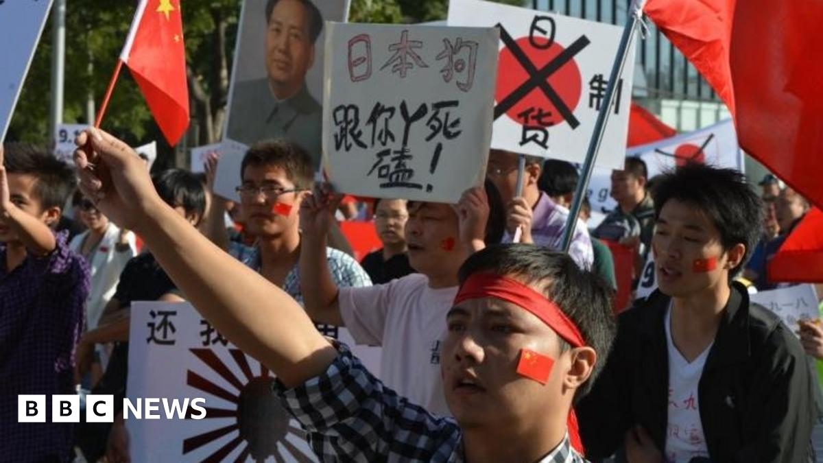 China-Japan protests resume amid islands row - BBC News