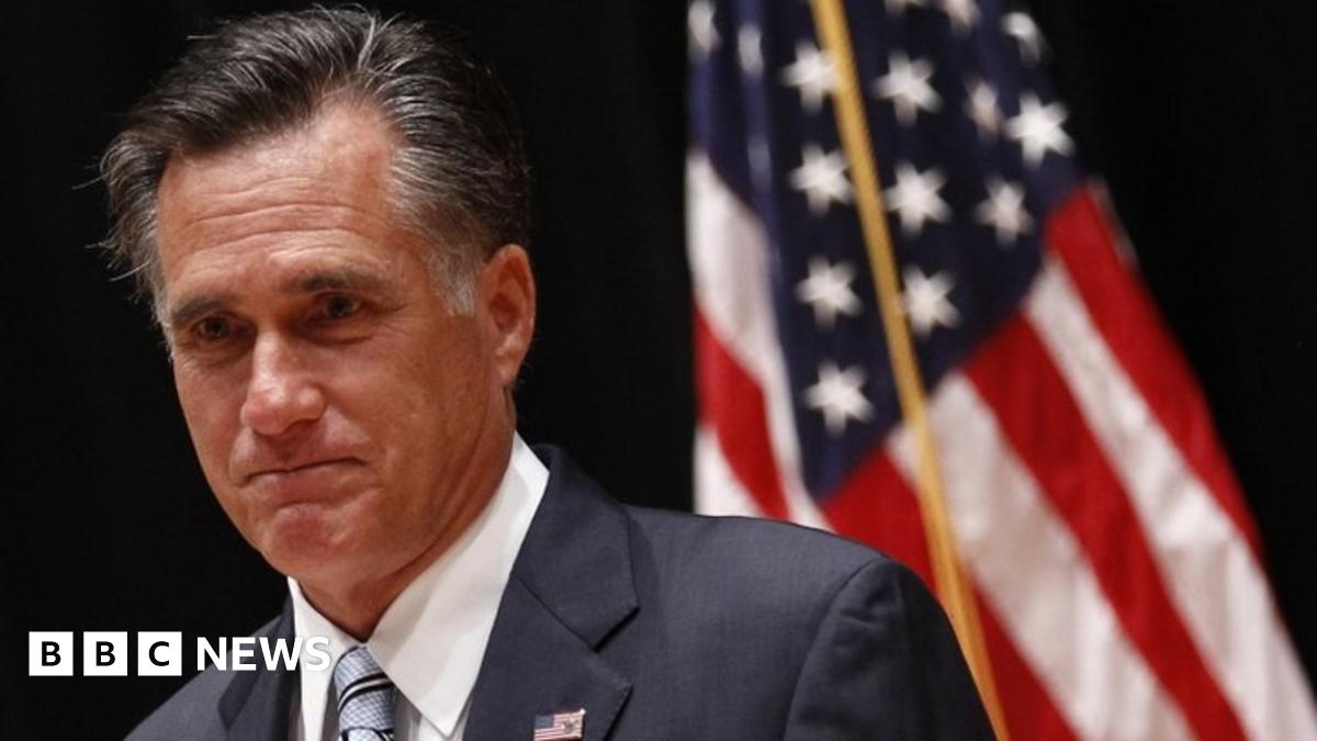 Mitt Romney secret video reveals views on Middle East - BBC News