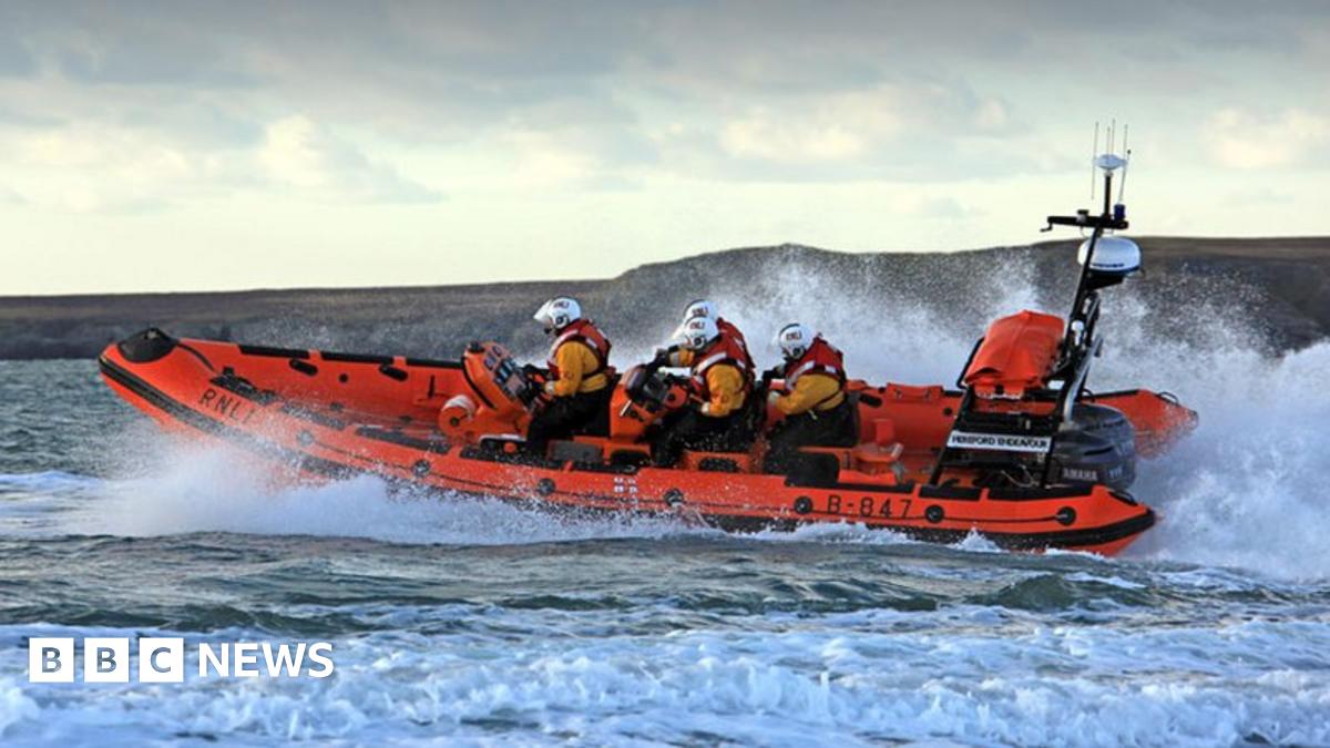 RNLI's 'busiest' year for SW flood rescues - BBC News