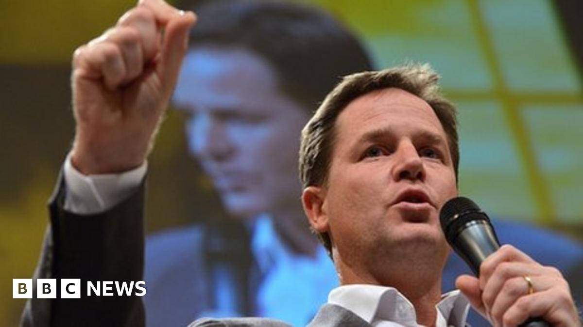Lib Dem conference: Clegg denies plan to 'soak' the rich - BBC News