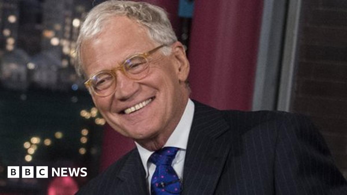 David Letterman show goes on despite Hurricane Sandy - BBC News