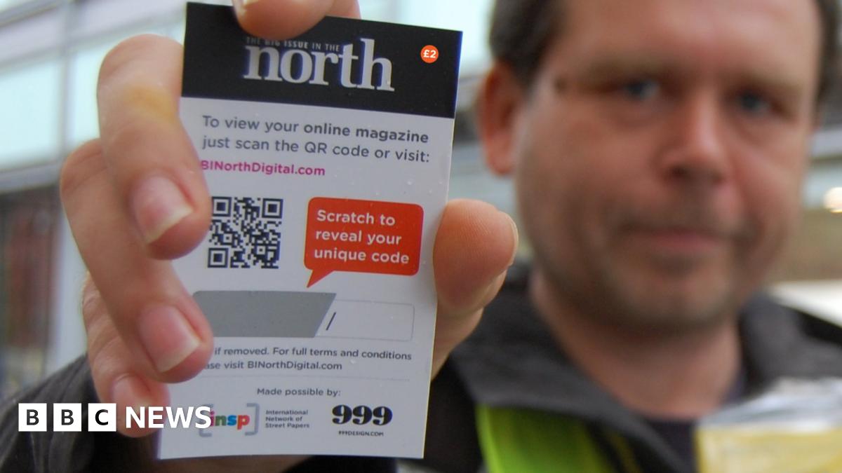 Big Issue in the North magazine goes digital - BBC News