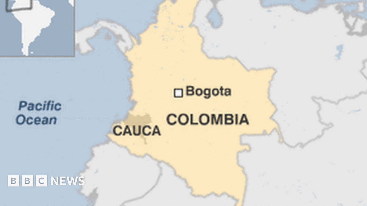 Colombia rebel ambush kills six officers, police say - BBC News