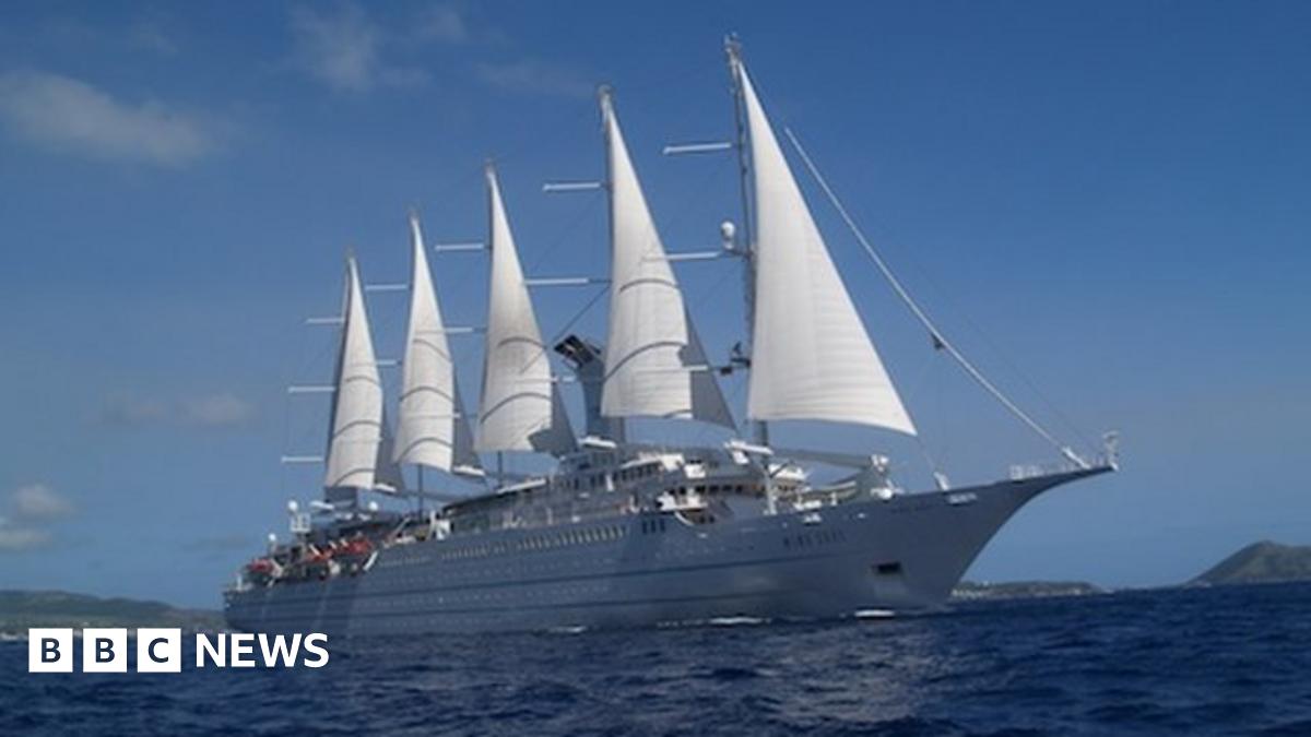 World's largest sailing ship visits the Isle of Man - BBC News