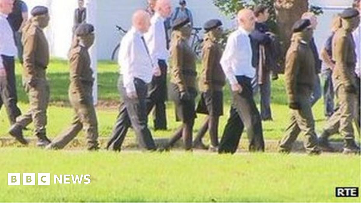 Alan Ryan murder: Arrest over shots at Real IRA man's funeral - BBC News