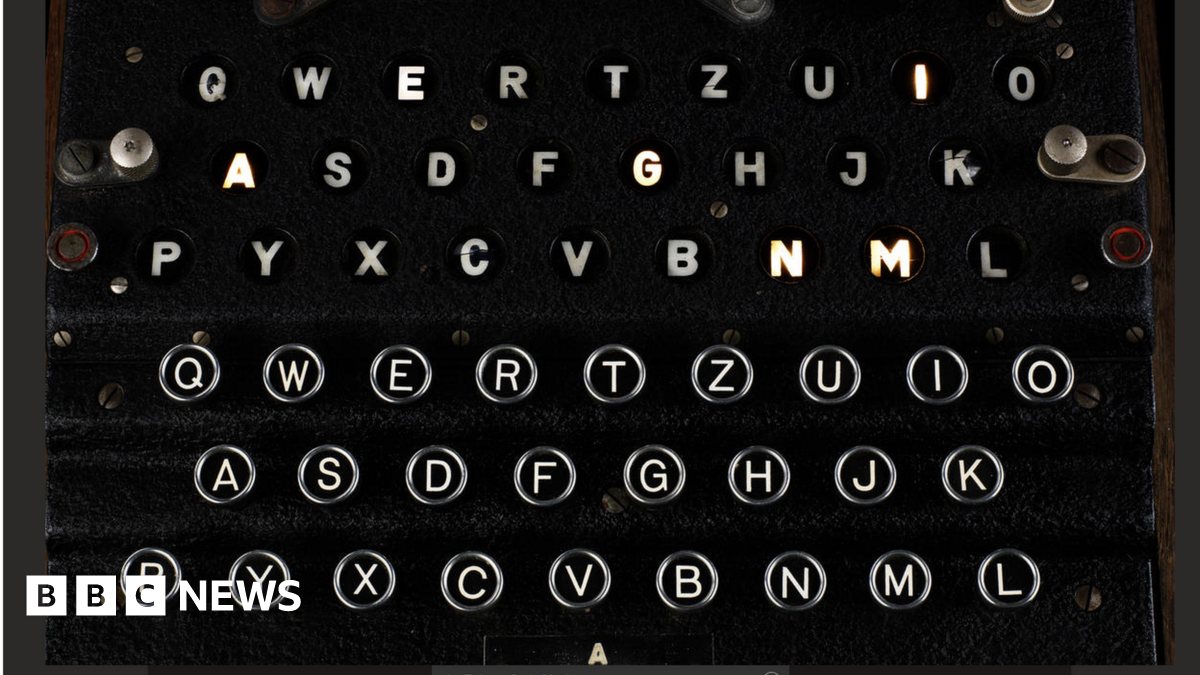 Enigma coding machine beats auction estimate in London - BBC News