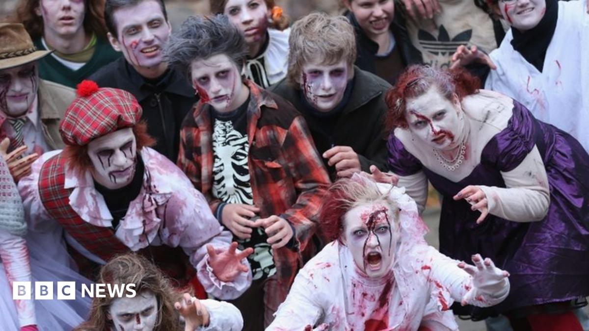 Everybody's shuffling: Rise of zombies in modern life - BBC News