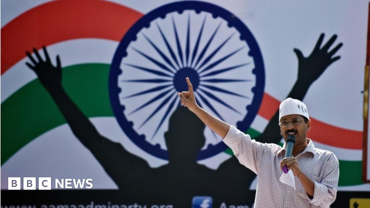 India activist Arvind Kejriwal's Aam Aadmi Party vows change - BBC News