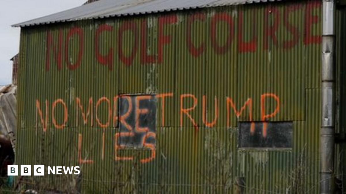 Donald Trump golf opponent Michael Forbes wins 'Top Scot' award - BBC News