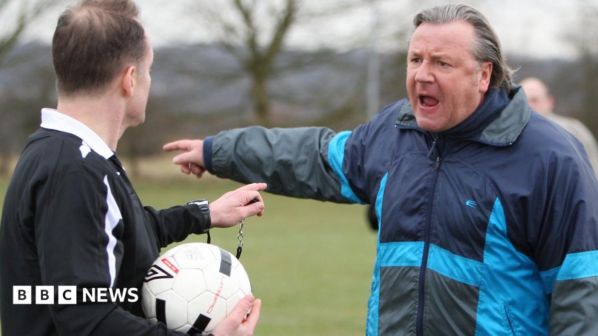 The football dads kicking off on the sidelines - BBC News