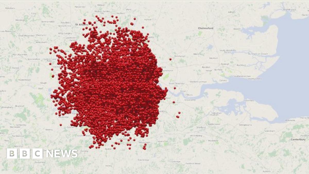 London Blitz: Bomb Sight interactive map created - BBC News