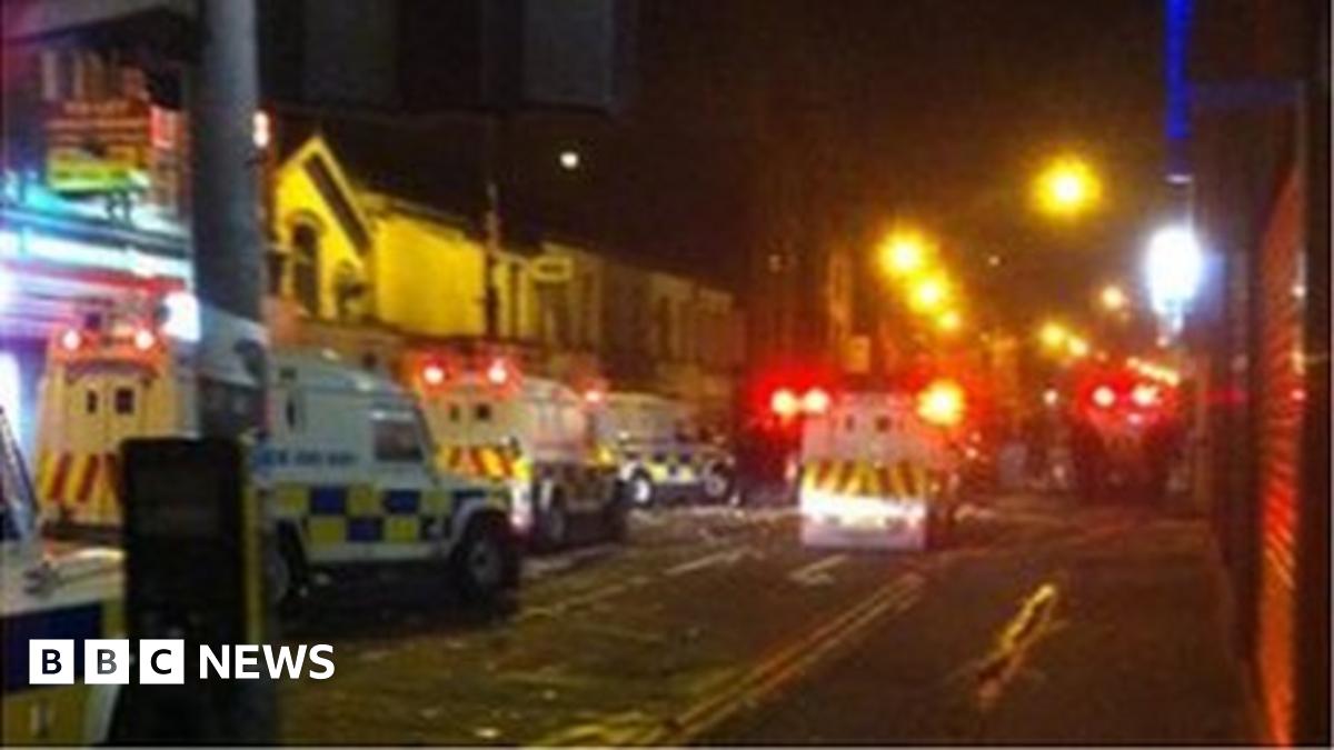 Six men face Belfast and Rathcoole riot charges - BBC News